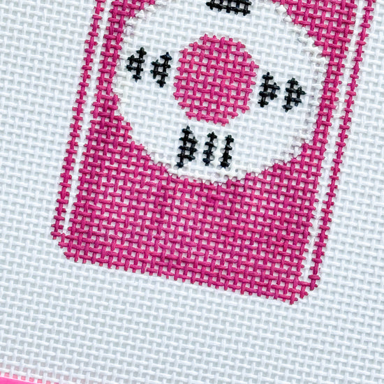 Y2K mp3 Player Needlepoint Canvas 13 Mesh, 5”x2.5” Design Hand Painted ...